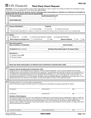 Fillable Online peakwealth Third Party Check Request Fax Email Print ...