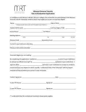 Fillable Online lindenwood MRT Opt-In Form - Lindenwood University ...