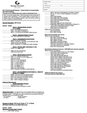 Fillable Online ggc S. alt. email - Georgia Gwinnett College - ggc Fax ...