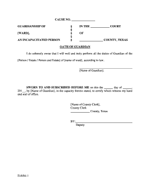 Fillable Online OF AN INCAPACITATED PERSON Fax Email Print - pdfFiller