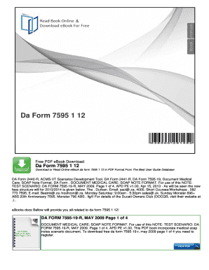 Fillable Online Da Form 7595 PDF Advice Info Fax Email Print - pdfFiller