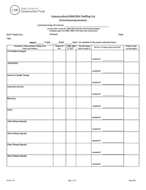 Fillable Online sucf suny Download available design forms - State ...