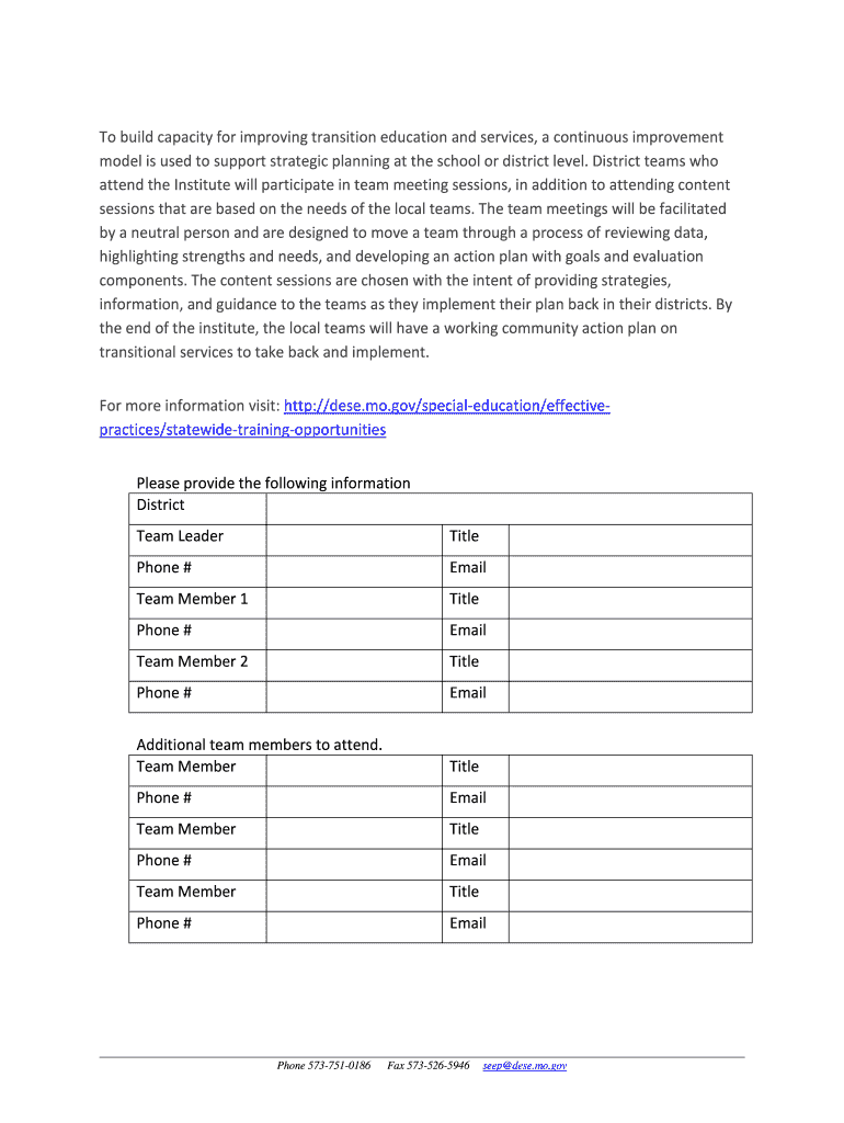 Fillable Online dese mo LETTER OF COMMITMENT - Home Page Missouri Fax ...