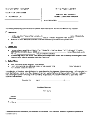 Fillable Online greenvillecounty STATE OF SOUTH CAROLINA ) IN THE ...