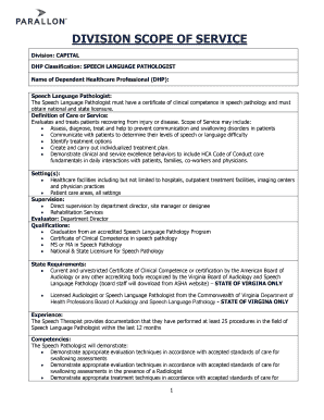 Fillable Online DIVISION SCOPE OF SERVICE - staffrx.app.medcity.net Fax ...