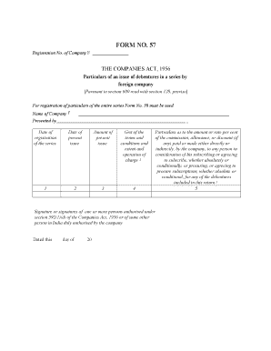 Fillable Online FORM NO. 57 - aadisol.in Fax Email Print - pdfFiller