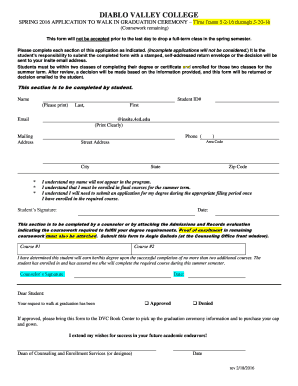 Fillable Online dvc Diablo Valley College - Forms - dvc Fax Email Print ...
