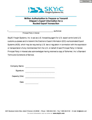 Fillable Online Written Authorization to Prepare or Transmit... Fax ...