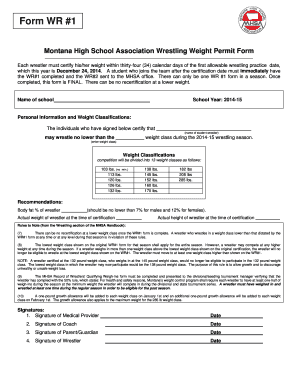 Fillable Online Form WR #1 - Sport Ngin Fax Email Print - pdfFiller