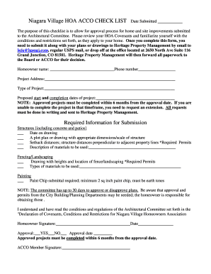 Fillable Online ACCO Approval Request Form - Heritage Property ...