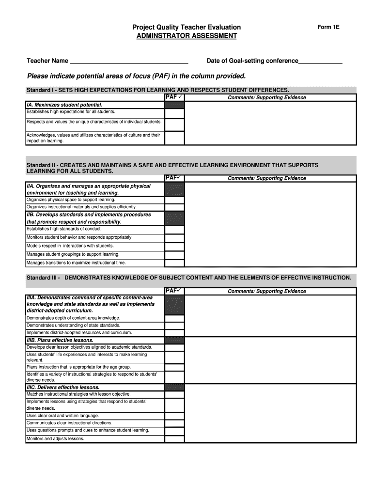 Fillable Online tacomaschools Form1E-Adm Pre-Assess.xls Fax Email Print ...