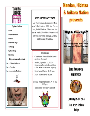 Fillable Online Conference Pamphlet - MHA Nation Fax Email Print ...