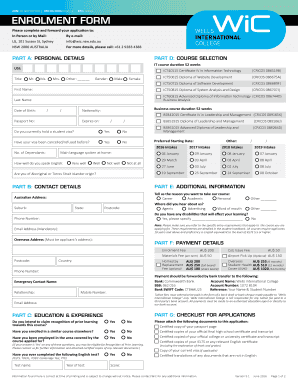 Fillable Online wic nsw edu Please complete and forward your ...