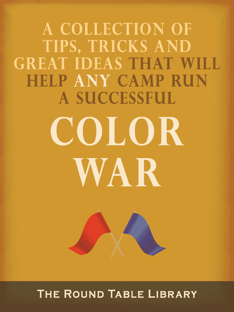 Fillable Online kids4kids 7 tips for your first color war - Kids 4 Kids ...