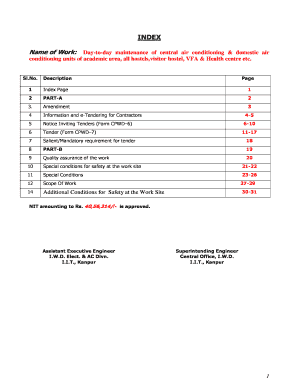 Fillable Online iitk ac INDEX www.iitk.ac.in - iitk ac Fax Email Print - pdfFiller