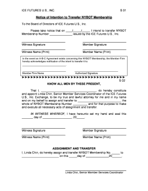 Fillable Online Form S01-S02 - Notice of Intention to Transfer ...