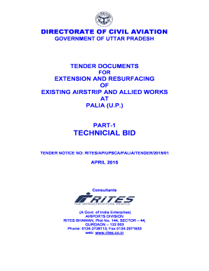 Fillable Online TENDER DOCUMENTS FOR EXTENSION AND Fax Email Print ...