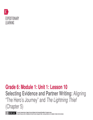 Fillable Online Grade 6: Module 1: Unit 1: Lesson 10 Selecting... Fax ...