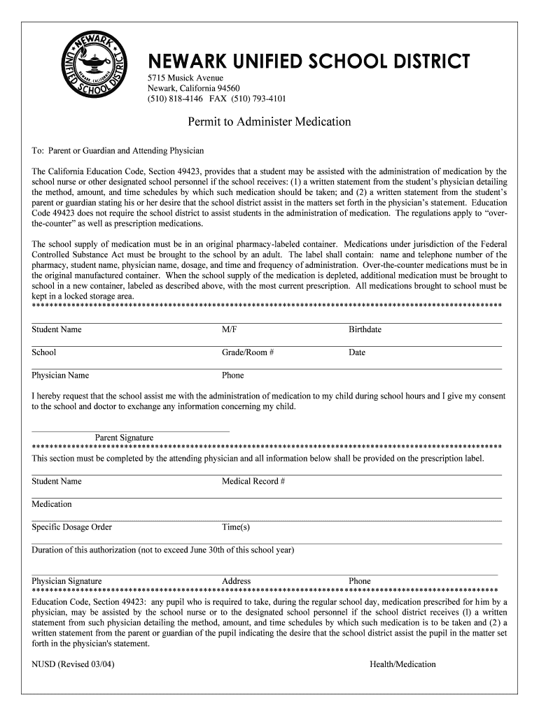 Fillable Online Newark, California 94560 Fax Email Print - pdfFiller