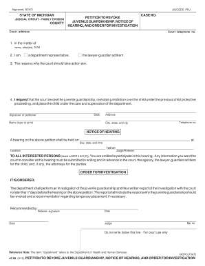 Fillable Online courts mi jc99 - Michigan Courts - State of Michigan ...