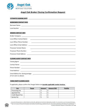 Fillable Online ESTIMATED SIGNING DATE: Fax Email Print - pdfFiller