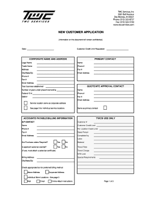 Fillable Online TWC Services, Inc Fax Email Print - pdfFiller