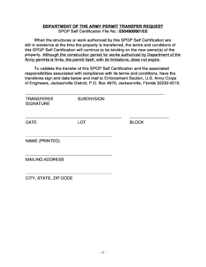 Fillable Online SPGP Self Certification File No.: 0304900001EE... Fax ...