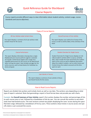 Fillable Online Course reports provide different ways to view ...