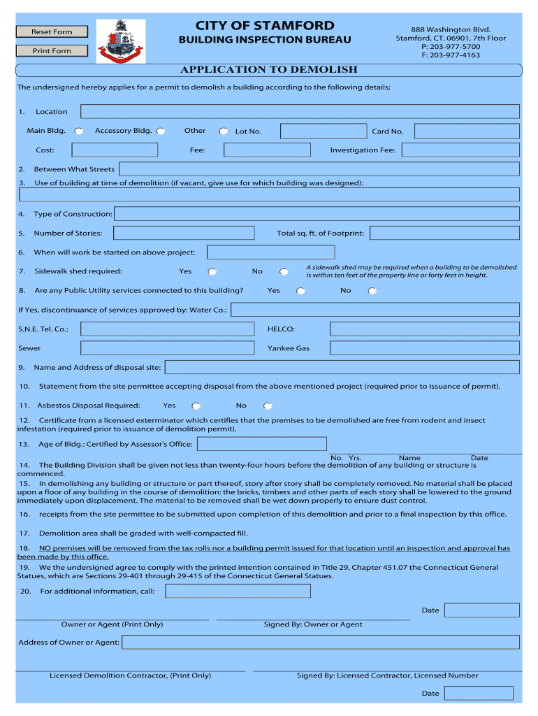 Fillable Online P: 203-977-5700 Fax Email Print - pdfFiller