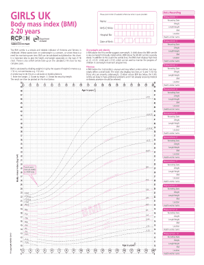 Fillable Online rcpch ac GIRLS UK Fax Email Print - pdfFiller
