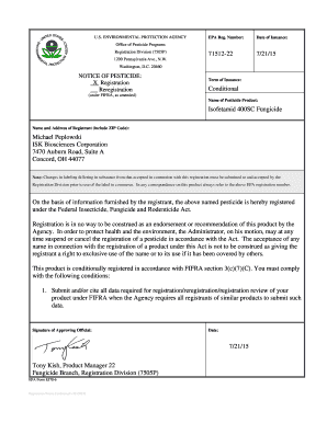 Fillable Online US EPA, Pesticide Product Label, Isofetamid 400SC ...