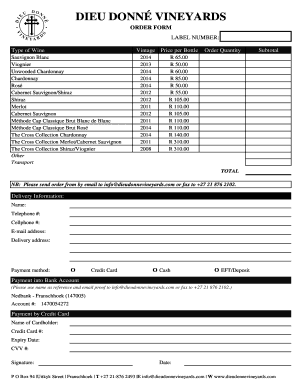Fillable Online Order Form Word (2).xlsx Fax Email Print - pdfFiller