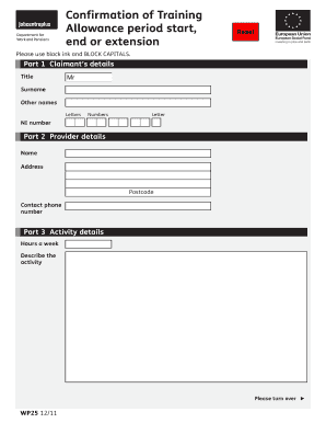 Fillable Online Confirmation of Training Fax Email Print - pdfFiller