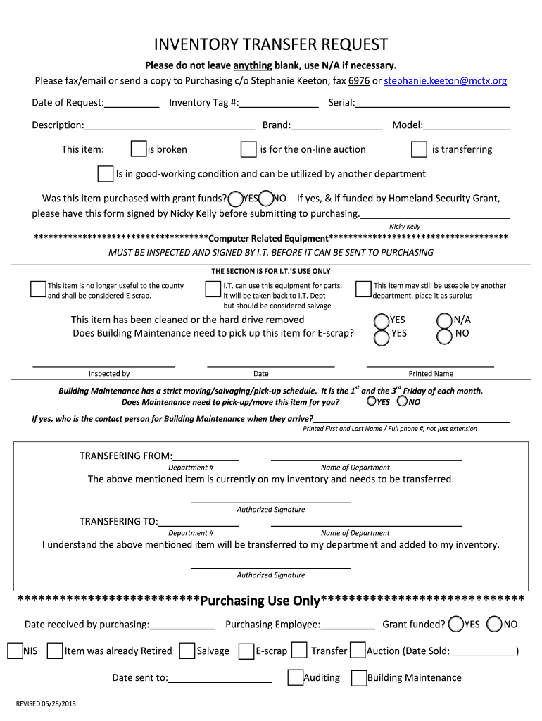 Fillable Online mctx Please do not leave anything blank, use N/A if necessary Fax Email Print ...