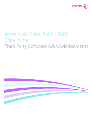Fillable Online ColorQube 8580 / 8880 Color Printer Third Party... Fax ...