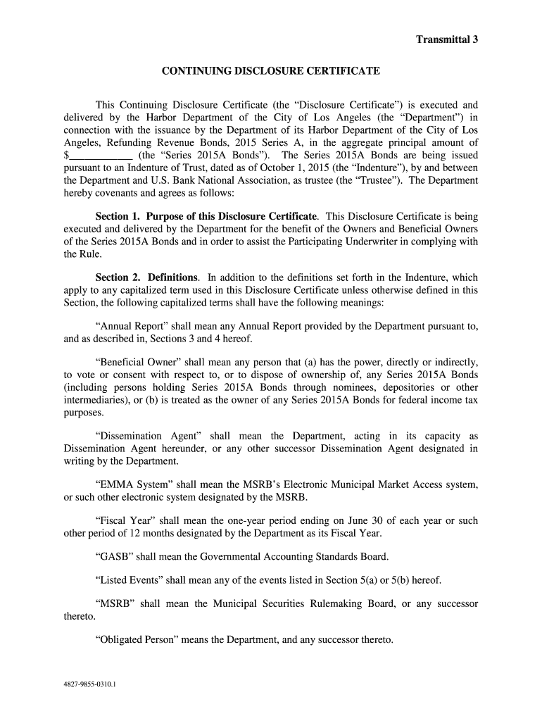 Fillable Online portoflosangeles Port of Los Angeles - 2015 ...