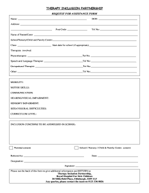 Fillable Online asl scot nhs REQUEST FOR ASSISTANCE FORM - asl.scot.nhs ...