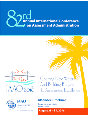 Fillable Online iaao Attendee Brochure - International Association of ...