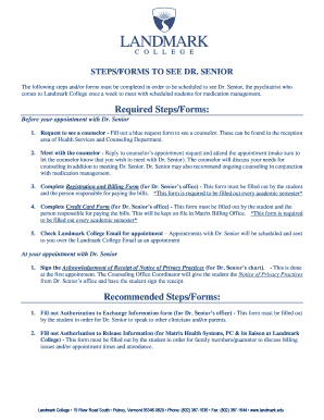 Fillable Online landmark Required Steps/Forms - landmark.edu Fax Email ...