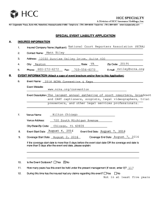 Fillable Online SPECIAL EVENT LIABILITY APPLICATION - ncra.files.cms ...