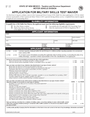Fillable Online samba Use this form to request a military waiver to the ...
