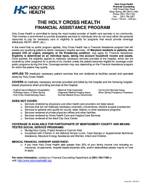 Fillable Online Financial Assistance Application ENG SS Rev 9 12 14 Fax ...