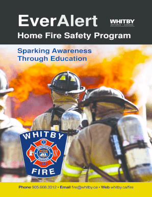 Fillable Online EverAlert Fire Safety Program - Town of Whitby Fax ...