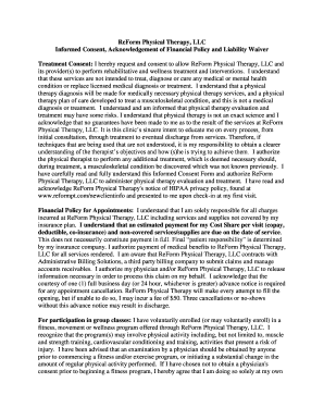 Fillable Online Informed Consent, Financial Disclosure and Liability ...