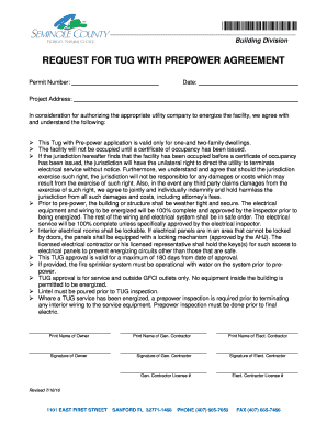 Fillable Online seminolecountyfl REQUEST FOR TUG WITH PREPOWER ...