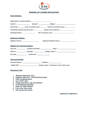 Fillable Online Renewal Of License Form Fax Email Print - pdfFiller
