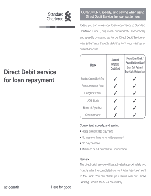 Fillable Online Direct Debit EN Fax Email Print - pdfFiller