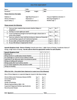 Fillable Online OSA RISK ASSESMENT - cdnmedia.endeavorsuite.com Fax ...