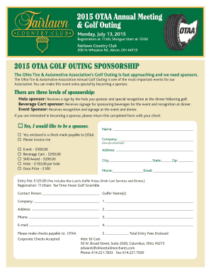 Fillable Online & Golf Outing Fax Email Print - pdfFiller