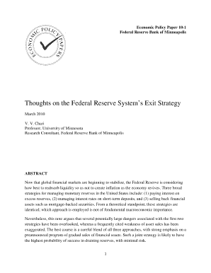 Fillable Online Economic Policy Paper 10-1 Fax Email Print - pdfFiller
